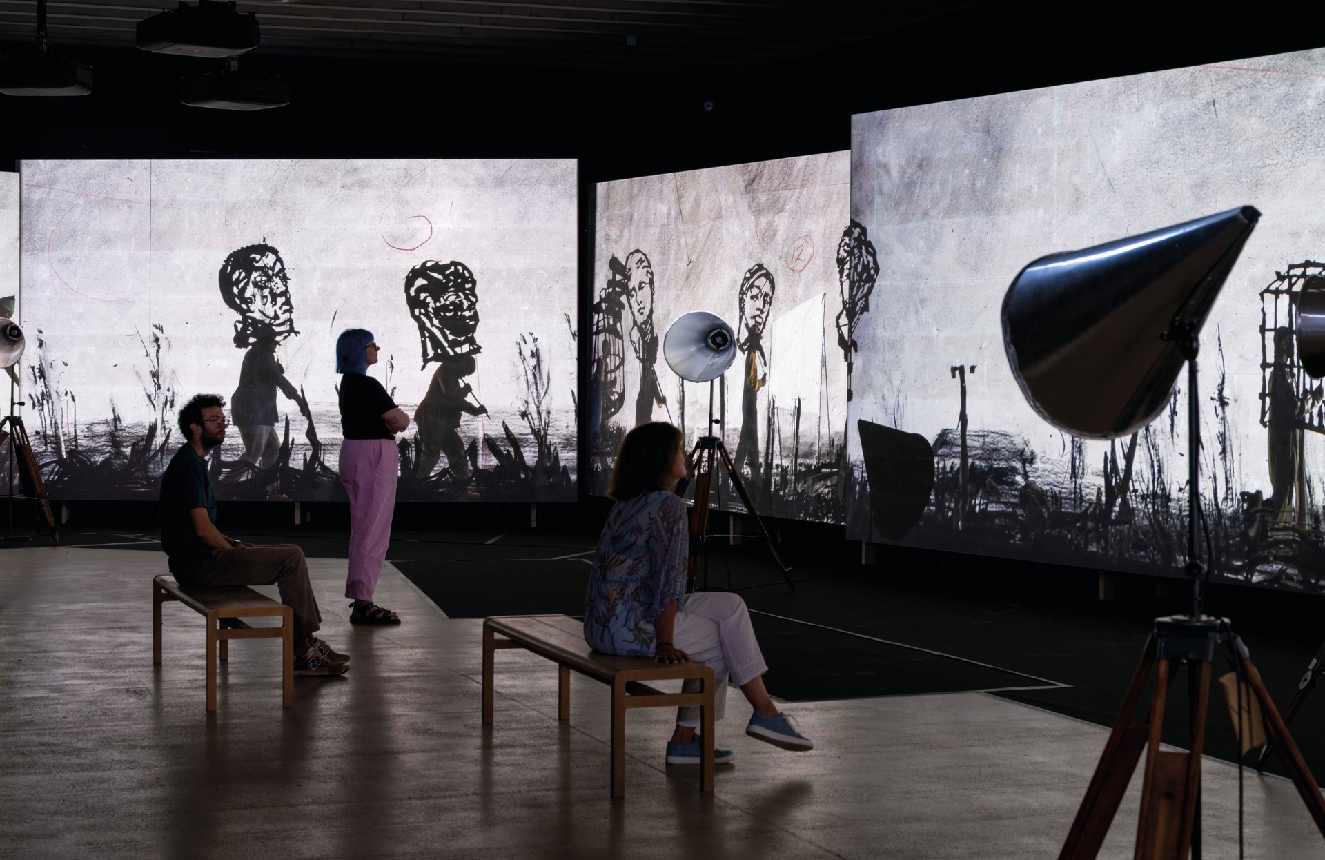 William Kentridge: The Pull of Gravity Exhibition - Yorkshire Sculpture ...